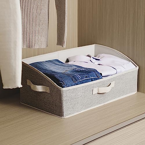 degtnb Underwear Drawer Organizer, Foldable Sock Underpants Organizer Non Woven Fabric Storage Box for Cloth, Stockings, Ties & Bras