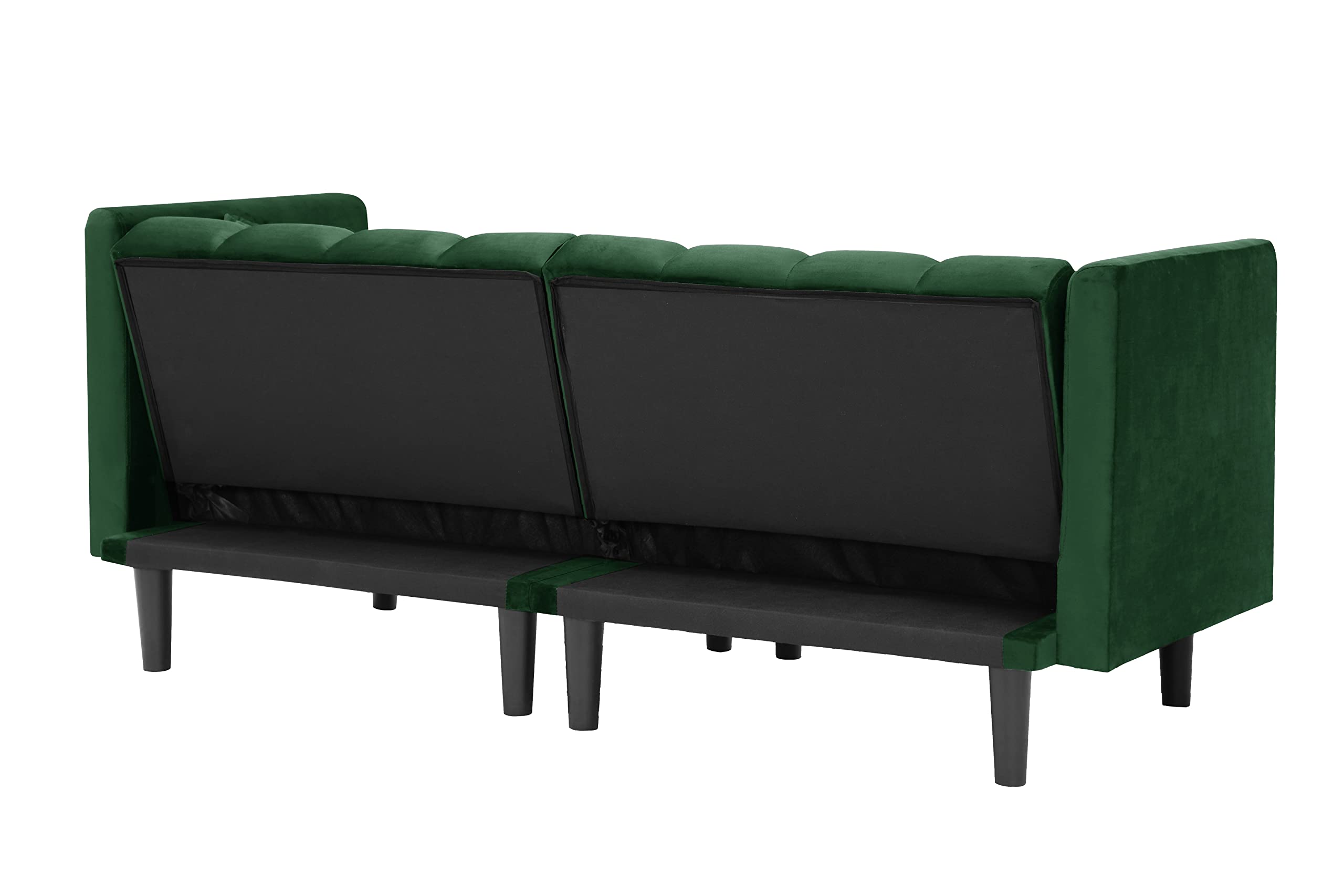 MWrouqfur 69" W Loveseat Sofa, Mid Century Modern Decor Love Seat Couches for Living Room, Button Tufted Upholstered Love Seats Furniture, Solid and Easy to Install Small Couch for Bedroom