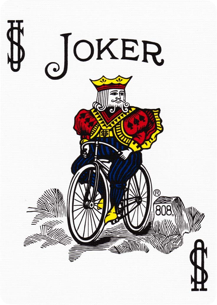 Bicycle Rider Back Silver Deck