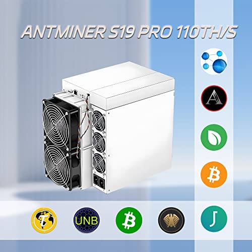 Antminer S19pro 110TH/S Bitcoin Miner S19 Pro 110TH/S BTC Miner Include PSU Power Supply - New
