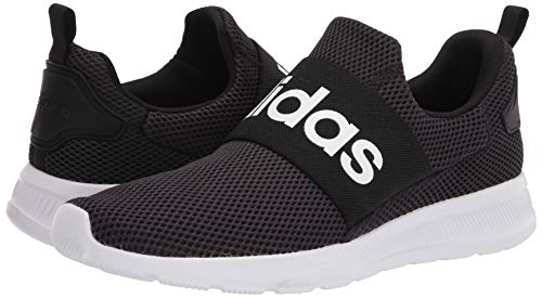 adidas men's Lite Racer Adapt 4.0 Running Shoes, Black/White/Black, 9.5 US