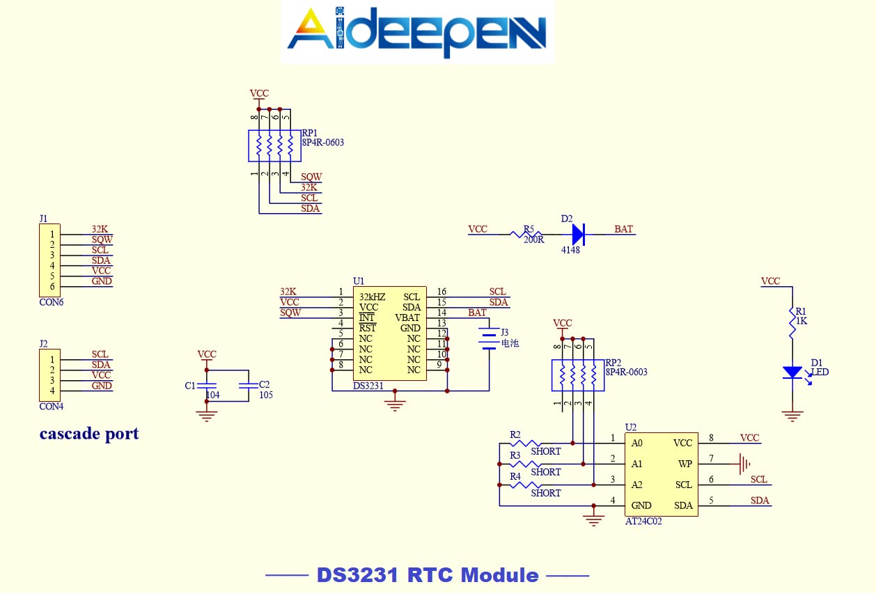 Aideepen RTC Module IIC High Precision Real Time Battery Holder Battery Shield Battery Charging Module WiFi Micro-USB Connection