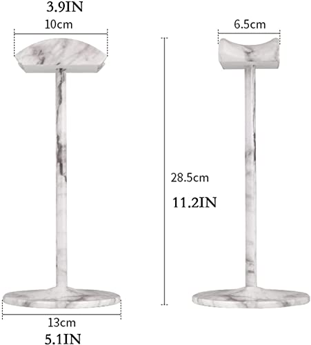 ANIIC Headset Stand Creative Metal Headset Rack Walnut Headset Stand Headset Rack Storage Rack Widely Compatible Earphone Rack Headphone Stand (Color : Maple)