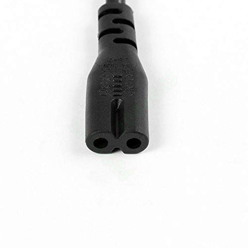 PPJ AC in Power Cord Outlet Socket Cable Plug Lead for Epson WF-2630 WF-6090 WF-4640 WF-2650 WF-7110 WF-7620 WF-3640 WF-2760 WF-4630 Workforce All-in-One Printer