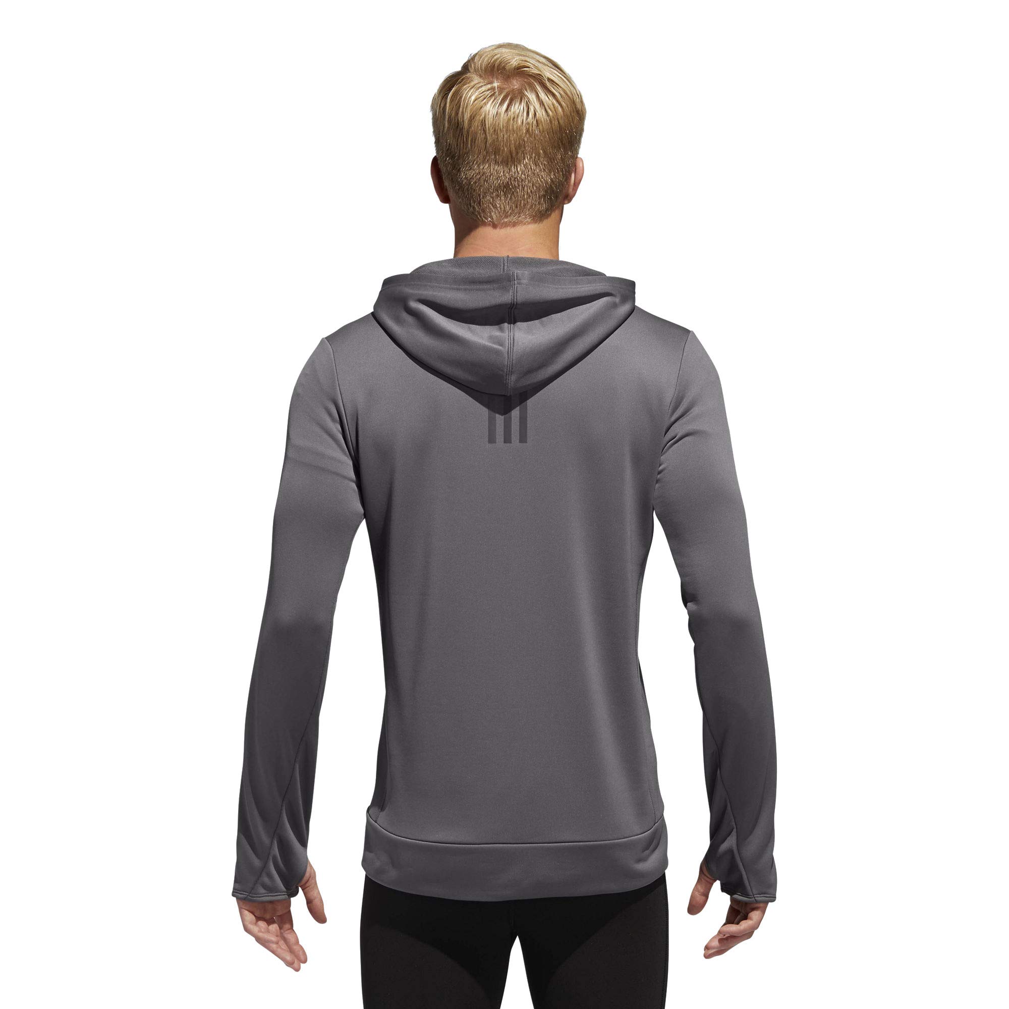 adidas Men's Own The Run Hoodie (M, Grey)