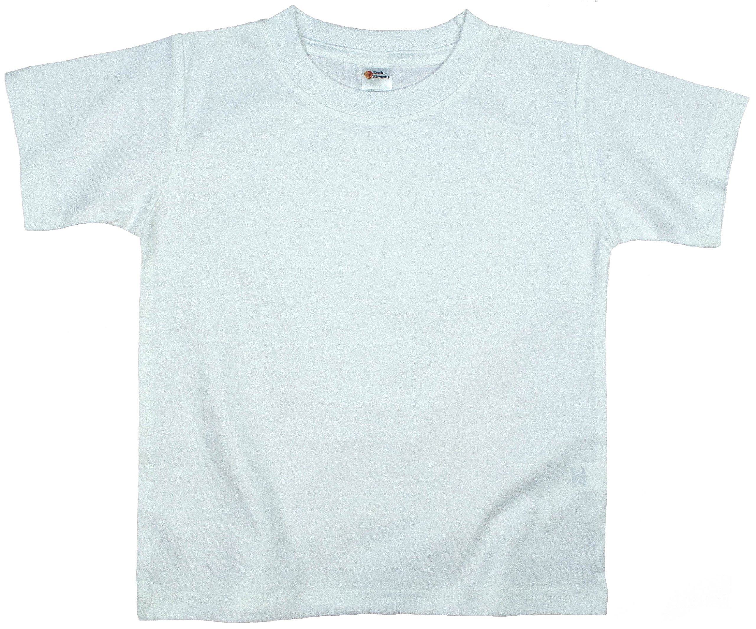 Earth Elements Baby Short Sleeve T-Shirt 6-12 Months White