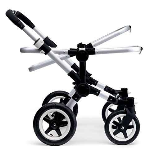 Bugaboo 2015 Donkey Twin Stroller Complete Set in Aluminum and Black