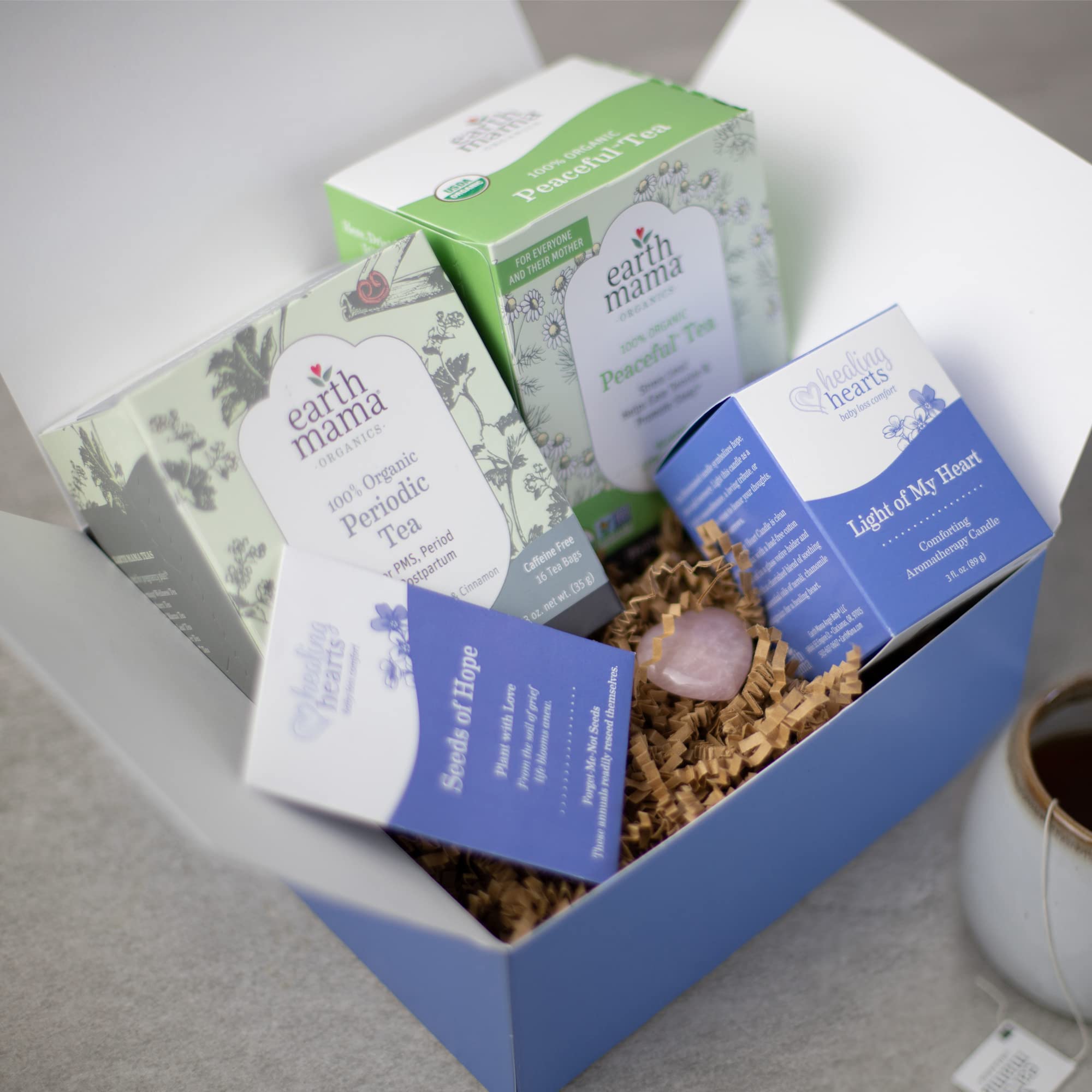Earth Mama Healing Hearts Comfort Gift Set | Pregnancy, Miscarriage and Baby Loss Care for Grieving Moms, 5-Piece Set