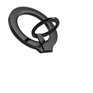 enGMOLPHY Phone Ring Holder with MagSafe, 360° Rotation Grip Finger Kickstand【Remove It to Wireless Charge】 Compatible with iPhone 14 Pro/Max/Plus, 13 12Pro/Max/Mini