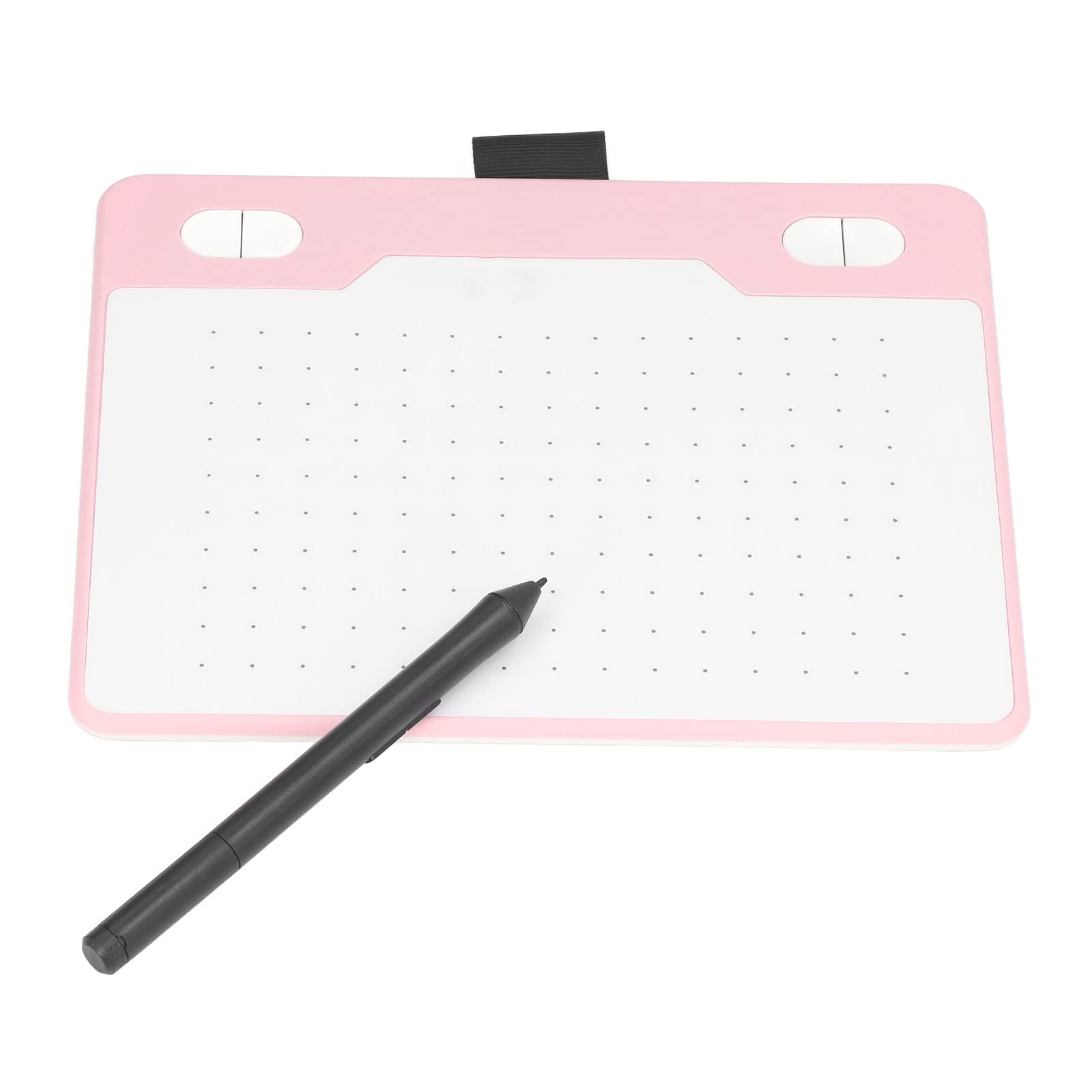 Animation Tablet, 155x100mm Plug and Play 8192 Levels Stylus 233 PPS 5080 LPI Graphics Drawing Tablet for Laptop (Pink)