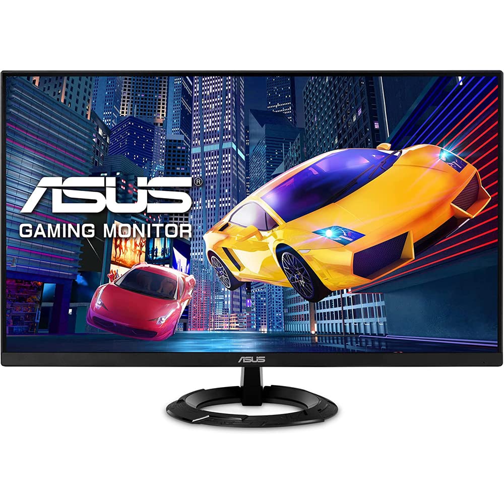 ASUS VZ279HEG1R 27 inch Gaming Monitor Full HD (1920x1080) IPS 75Hz with FreeSync Bundle with Deco Gear HDMI Cable 2 Pack + Gamer Surface Mousepad + Screen Cloth