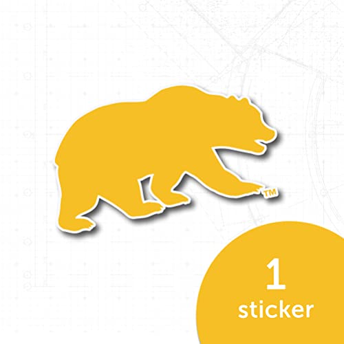Berkeley University of California Golden Bears Cal UC Golden Bears Cal UC Vinyl Decal Laptop Water Bottle Car Scrapbook Sticker (IND 00008a)