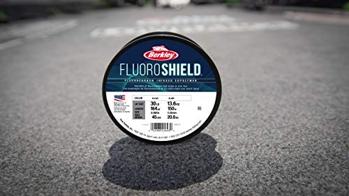 Berkley FluoroShield™, Clear, 4lb | 1.8kg, 300yd | 274m Fishing Line, Suitable for Freshwater Environments, Ocean Blue