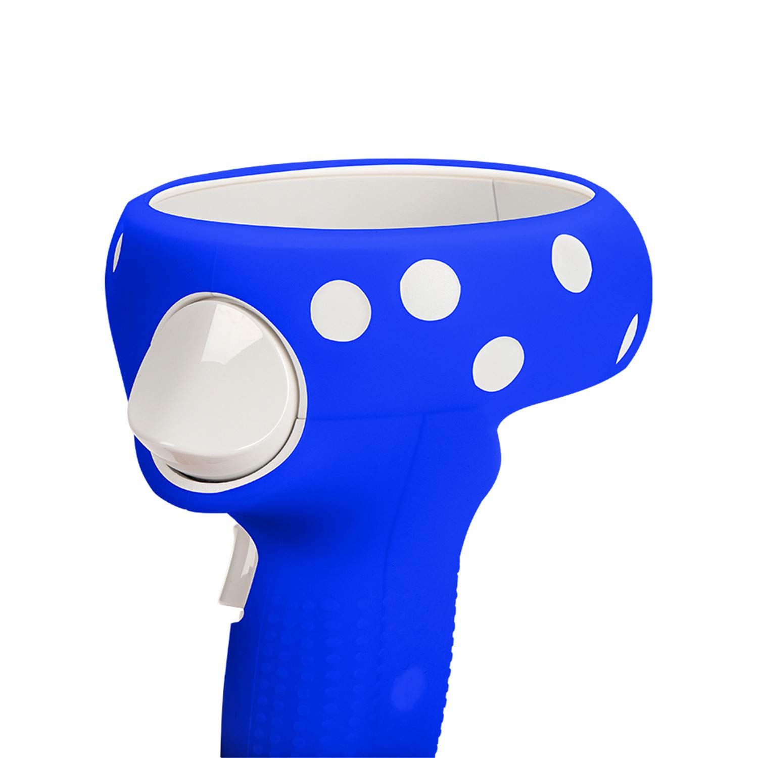 Full Grip Cover Compatible for Oculus Quest 2 Touch Controller with Adjustable Anti-Fall Backhand Starp and Wrist Hand by X-Super Home (Blue)