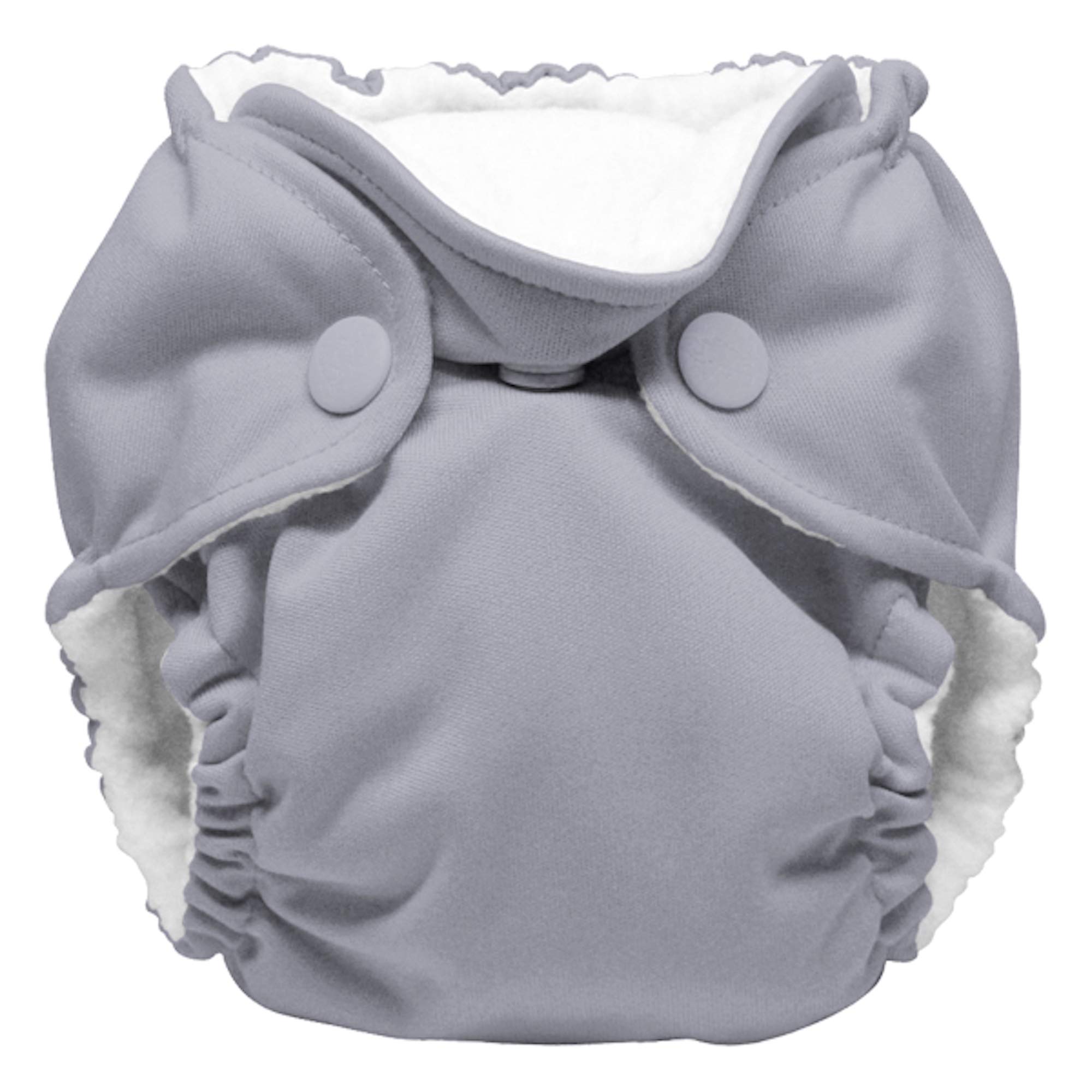 Kanga Care Lil Joey Newborn All in One AIO Cloth Diaper (2pk) Platinum 4-12lbs
