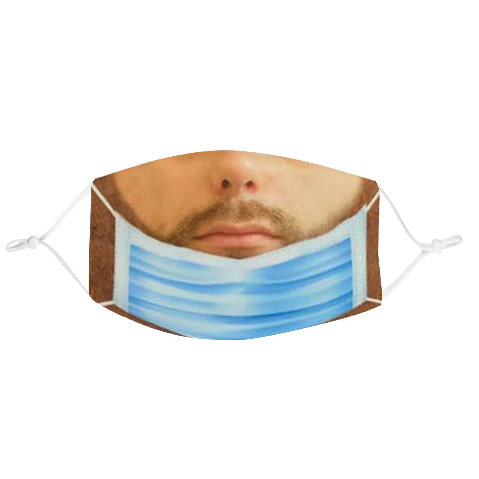 Adult Face Mask Reusable, Candy Christmas Ev Christ Reindeer Ribbon Mask Anti Dust Wind Multifunctional Bicycle Riding
