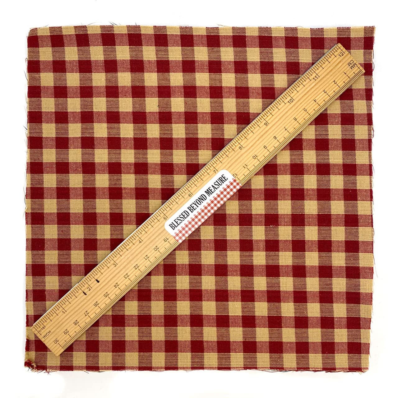Vintage Christmas Homespun 100% Cotton Fabric 44 pc Precut 10 inch Cake Layers by JCS