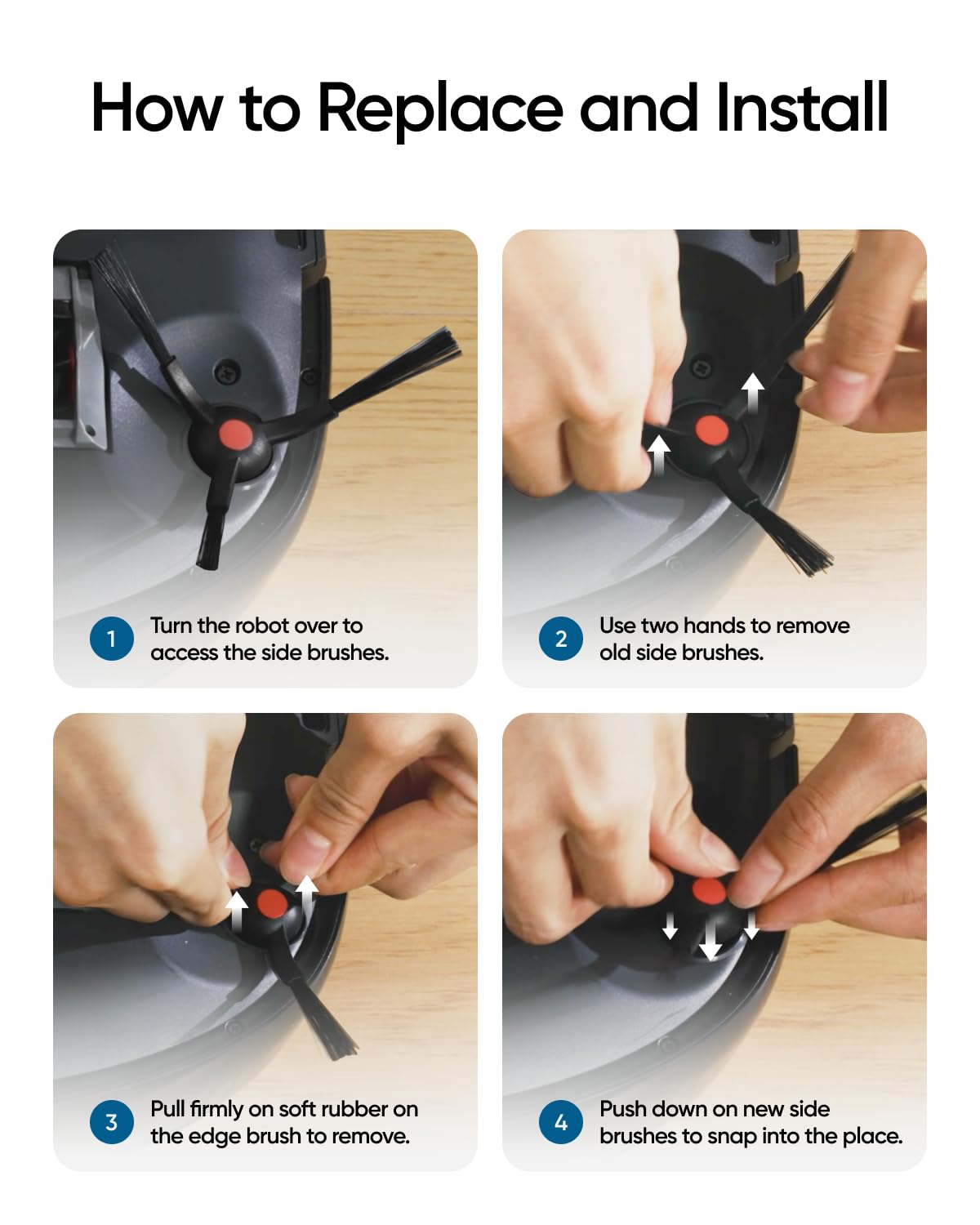 eufy Side Brush for Robot Vacuum Omni S1 Pro