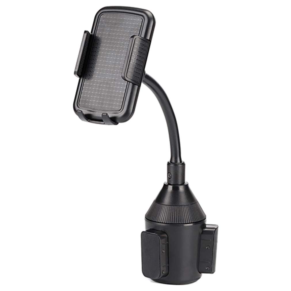Fonus Car Cup Holder Goose Neck Mount compatible with iPhone X XR XS Max, 6 7 8 Plus - Samsung Galaxy S6 S7 S8 S9 Plus S10, Note 8 9 - LG G6 G7 ThinQ V35 V40 - Google Pixel 2 3 XL - All Smartphones