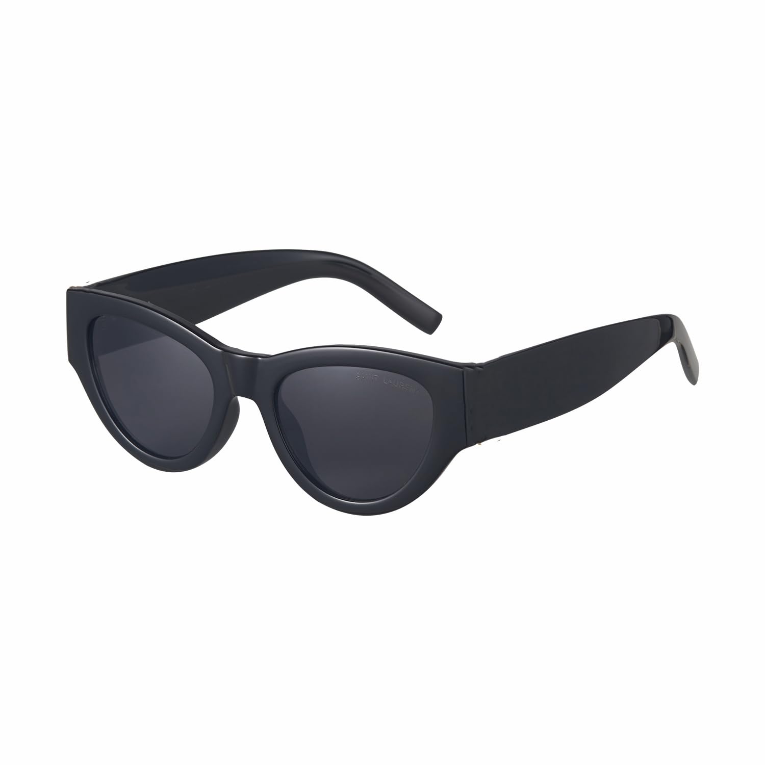 ALHML Retro Oval Luxury Sunglasses for Women Men Vintage Small Frame Sun Glasses (C+Black)