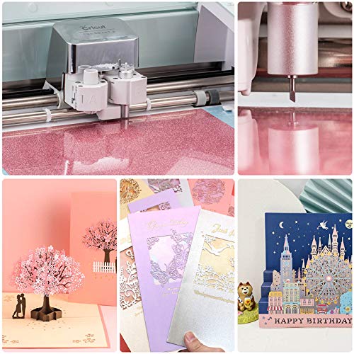 DERFILIN 60PCS Fine Point Blades for Cricut Explore Air 2/Air 3/Maker 3,Replacement Blades for Cricut Cutting Machines