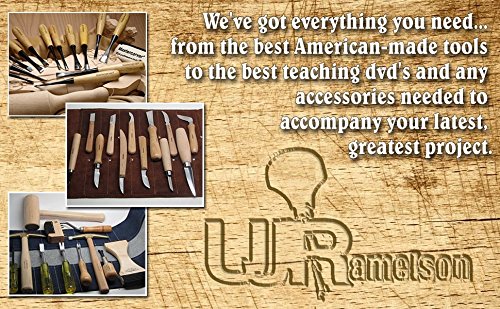Ramelson Sloyd Carving Knife With Leather Sheath Whittling Wood Carving Tools