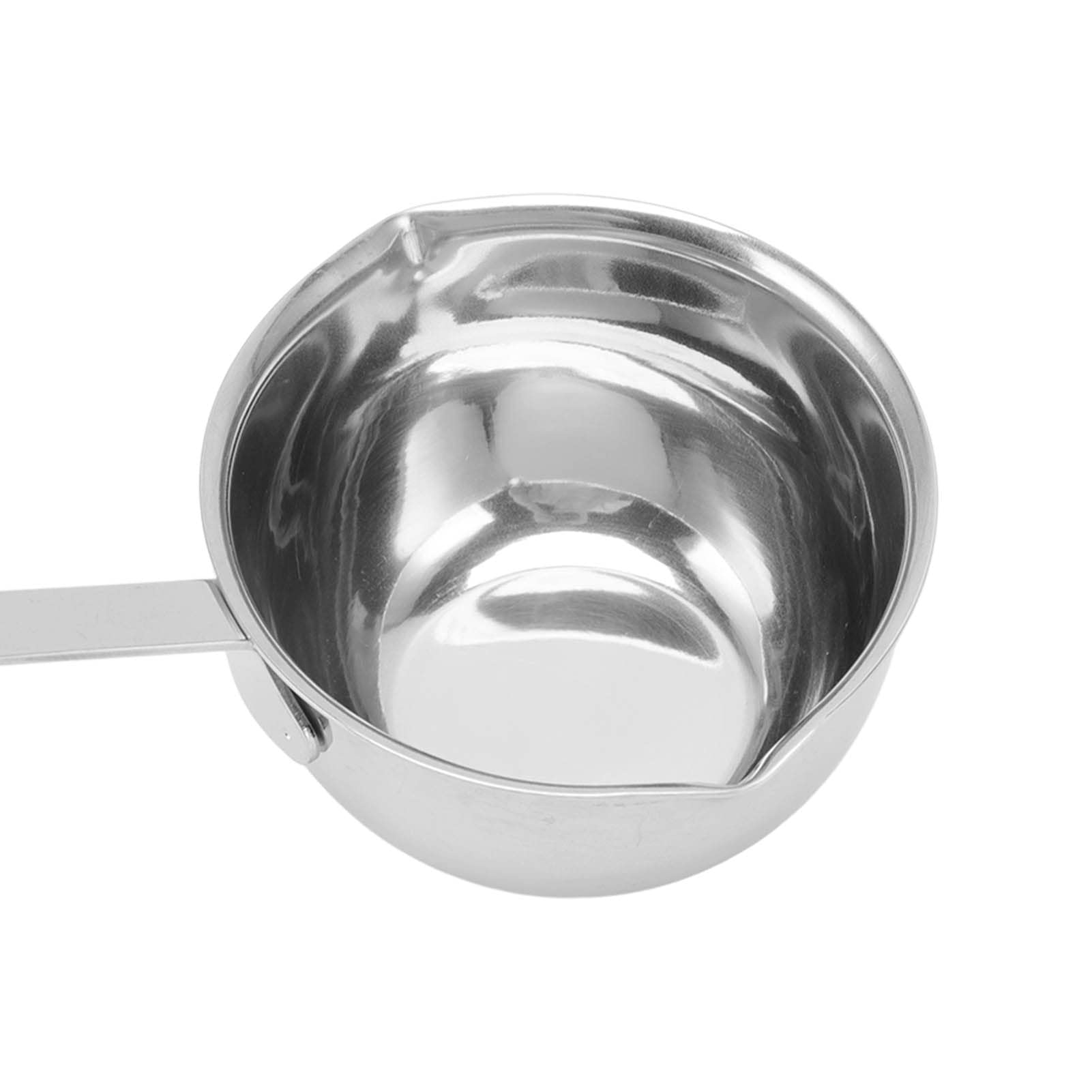Butter Coffee Milk Warmer Pot, Stainless Steel Mini Butter Melting Pot with Pour Spout, Melting Pot Small Saucepan for Coffee Milk Butter Chocolate(0.6oz)