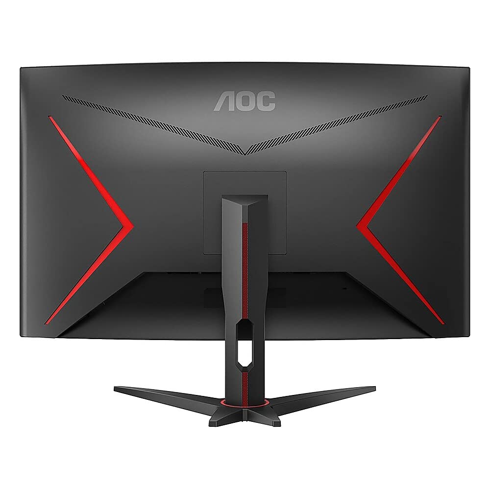 AOC C32G2E 32" Curved Frameless Gaming LCD Monitor FHD, 1500R Curved VA, 1ms, 165Hz, FreeSync, 1920 x 1080 (AMD Adaptive Sync) 3-Year Zero Dead Pixel Policy (Renewed)