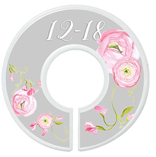 Mumsy Goose Nursery Closet Dividers Baby Girl Clothes Dividers Closet Organizers