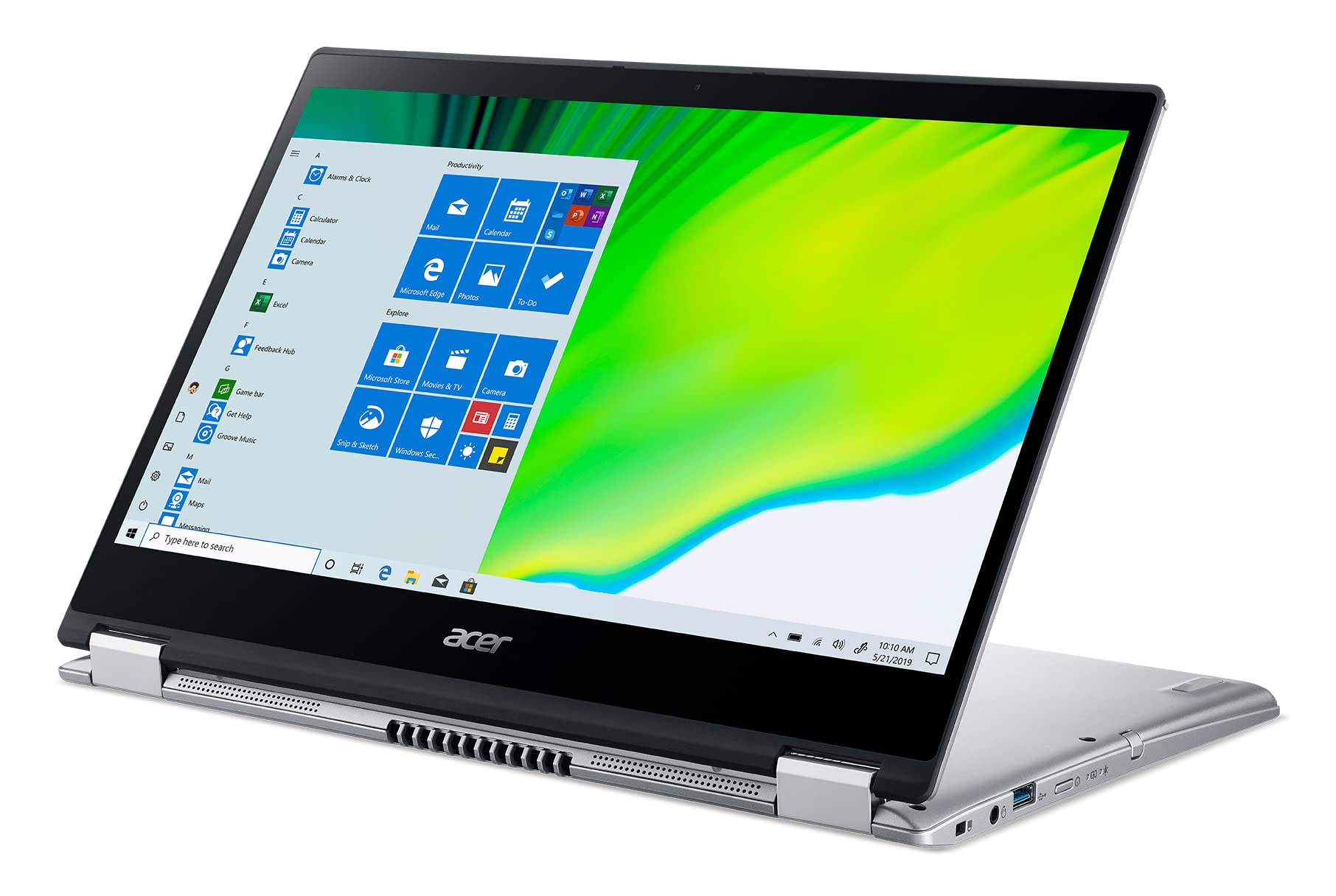 acer Spin 3 14" FHD IPS Touch Convertible Laptop 2022, Intel Core i5-1035G1, 8GB LPDDR4, 512GB NVMe SSD, Backlit KB, Fingerprint, Thunderbolt 3, Rechargeable Active Stylus, Win 10 w/3in1 Accessories