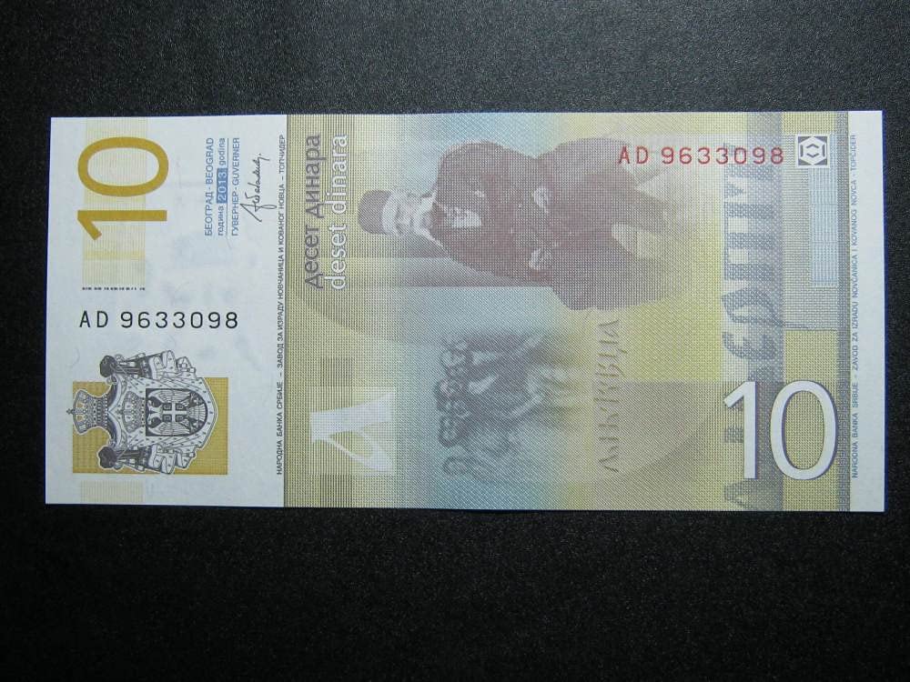 Banknotes Collection-Serbia 10 Ener 2013 Old Banknotes European Collection Banknotes Serbia-Foreign, Currency, Not in Circulation or has exited The Market