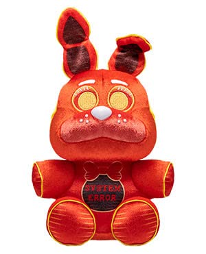 Funko Plush Set of 4 FNAF - Five Nights at Freddys - High Score Chica, Radioactive Foxy, System Error Bonnie and VR Freddy
