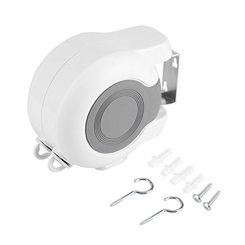Semme Drying Clothes Line, Dual Retractable Washing Line Can Be Used As a Retractable Washing Line, and Airer Indoor and Outdoor