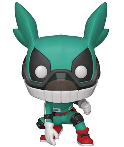 Funko POP My Hero Academia - Deku with Helmet (Izuku Midoriya) Pop! Vinyl Figure (Bundled with Compatible Pop Box Protector Case), Multicolor, 3.75 inches