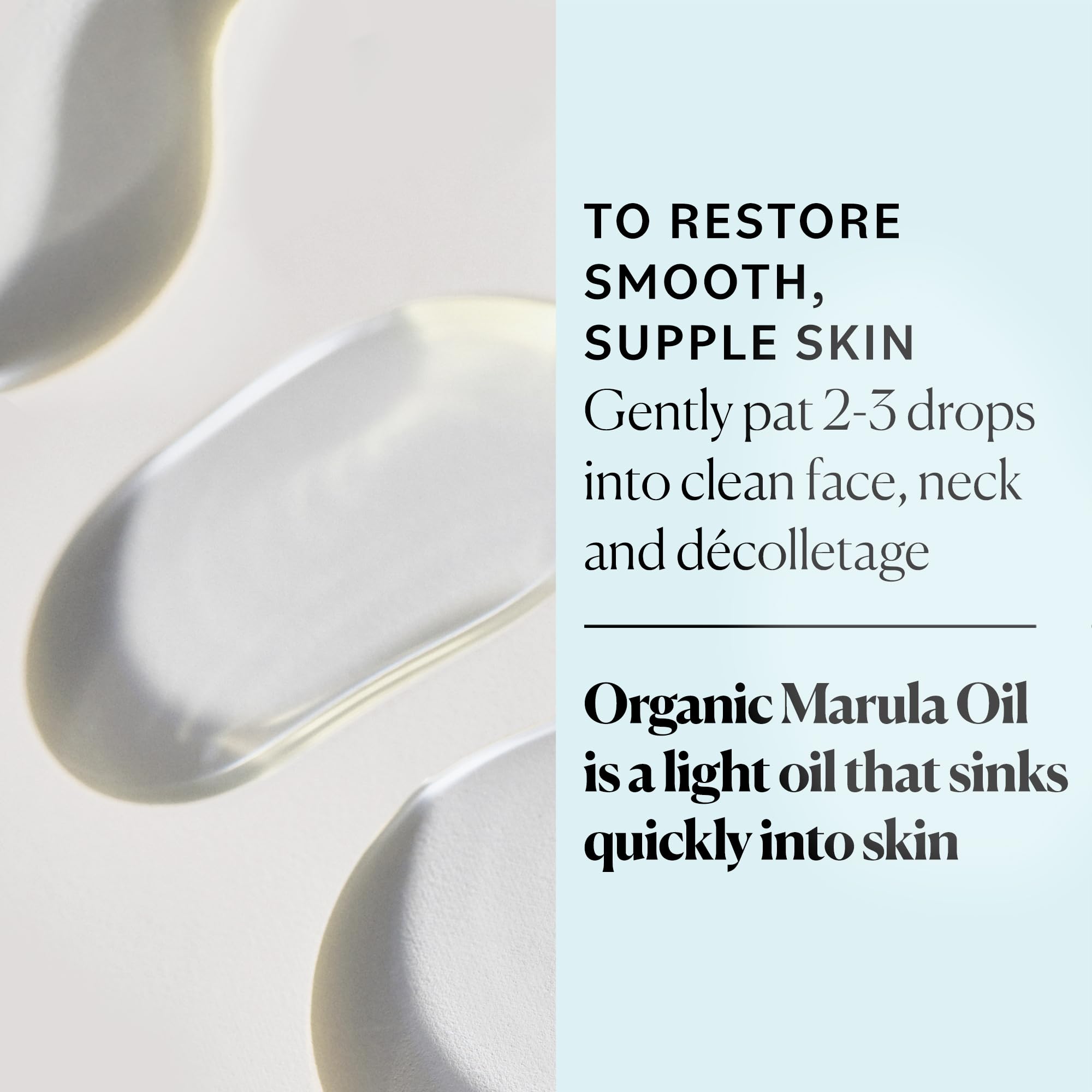 Sky Organics Organic Marula Oil for Face 100% Pure & Cold-Pressed USDA Certified Organic to Replenish, Balance & Boost Glow, 1 fl. Oz
