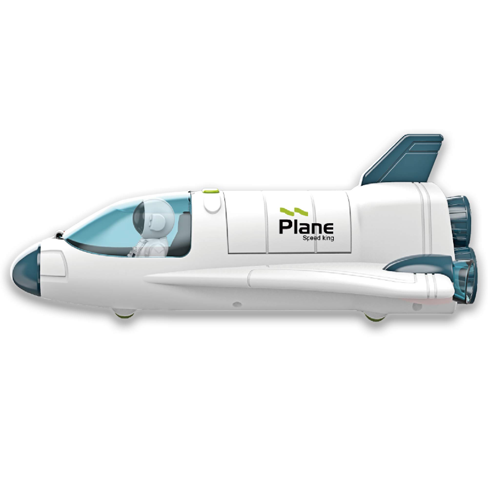 COOLDUCK Space Shuttle Spacecraft Airplane Toys for Kids with Lights & Sound & Astronaut Figure,Spaceship Toys for Any Interstellar Mission Adventure,Toy Rocket Gift for Boys 3-5-8