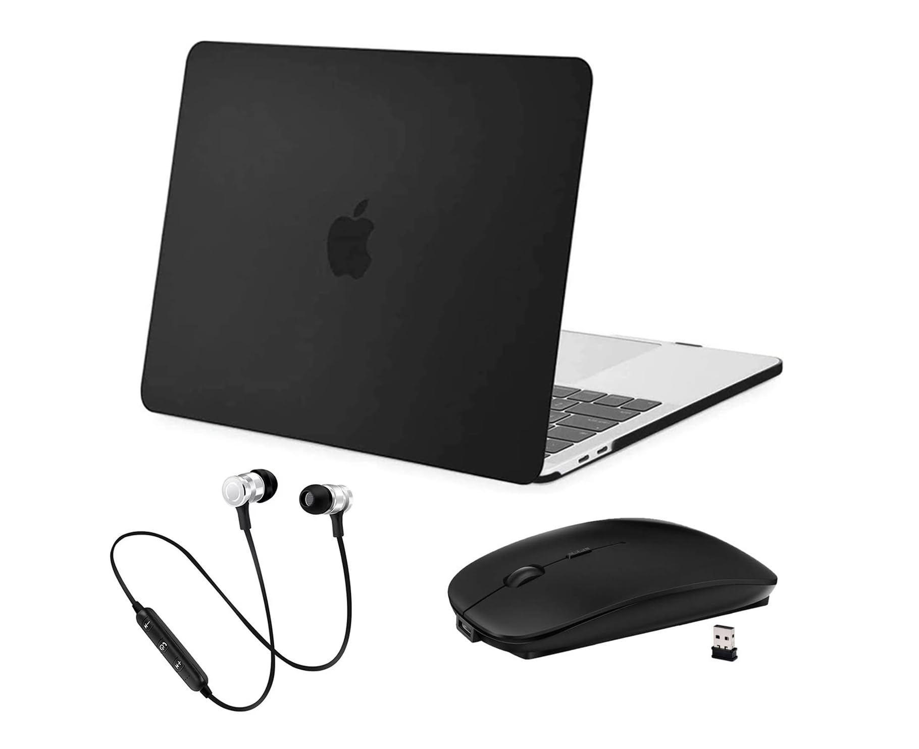 Apple MacBook Pro 13.3-inch Laptop - Intel Core i5 2.9GHz, 8GB RAM, 512GB SSD, Black Case, Wireless Mouse, Bluetooth Headset (Renewed)