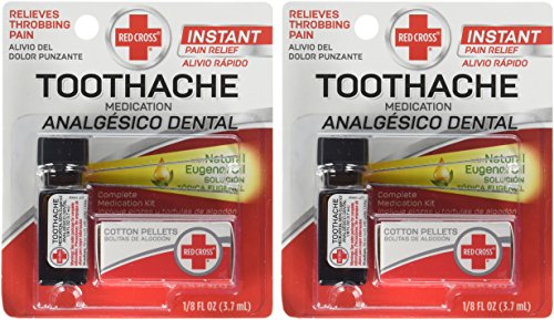 Red Cross Toothache Complete Medication Kit 0.12 oz Pack of, 2 Count