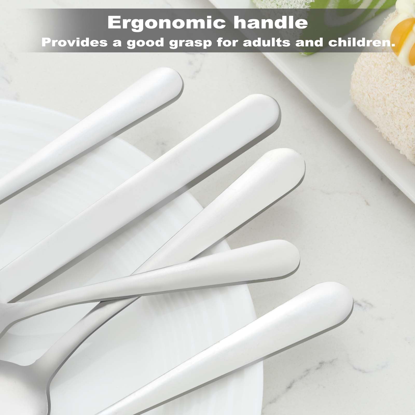 Bestdin Silverware Set for 8, 40-Piece Spoons and Forks Set, Food-Grade Cutlery Set, Stainless Steel Forks and Spoons Silverware Set, Flatware sets Includes Knife/Fork/Spoon, Dishwasher Safe.