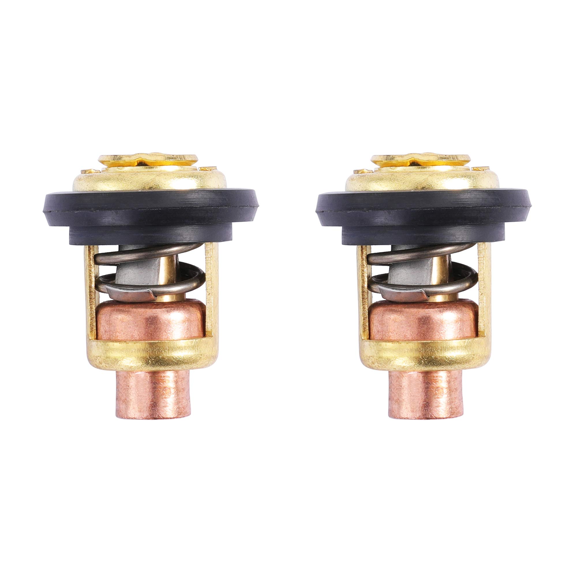 75692Q2 Thermostat Kit for Mercury Marine 135HP 150HP 175HP 200HP V6 143 Degree Replace for GLM 13340, 2 PCS