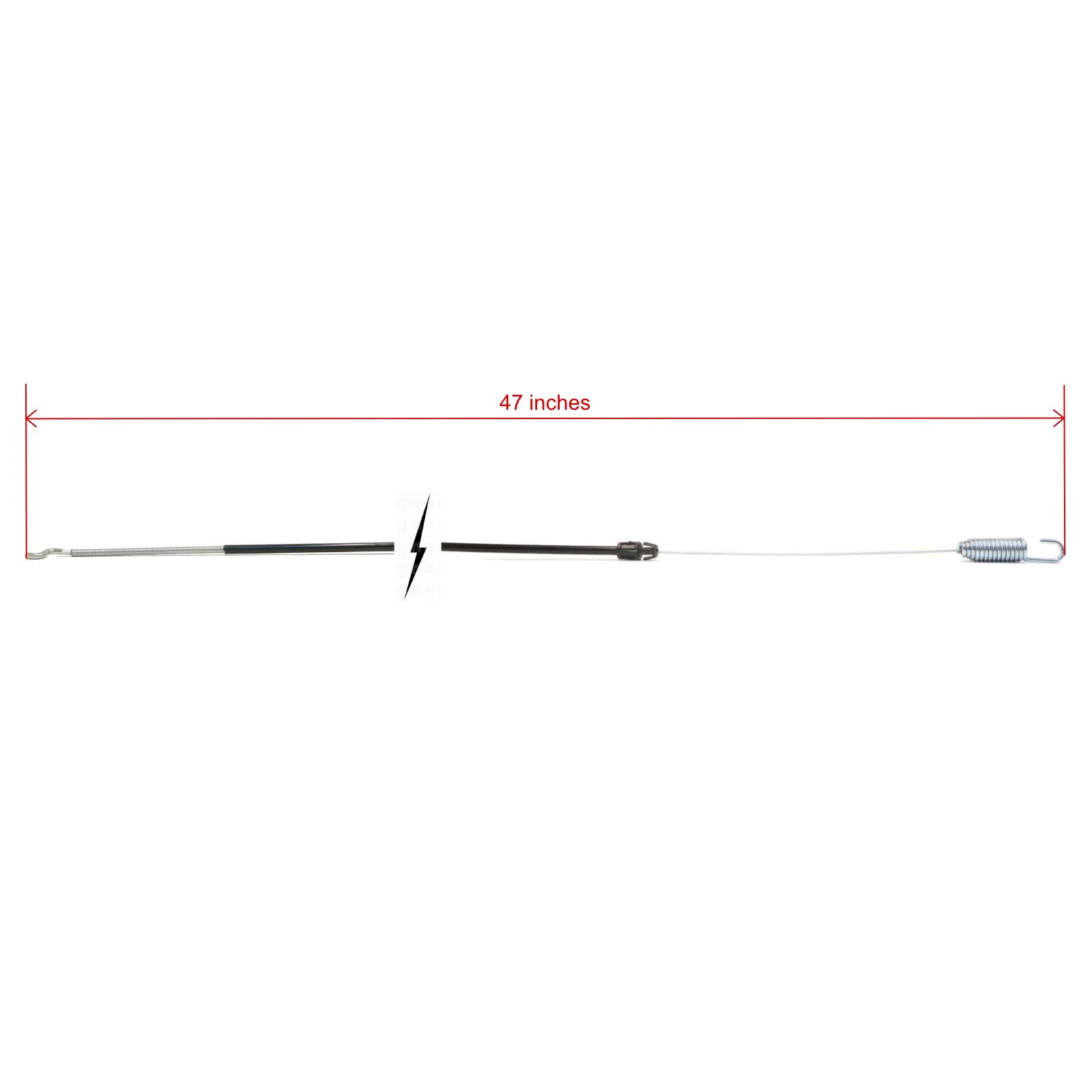 AiKai Traction Control Cable for Toro 105-1844 Cable Length 47" Conduit Length 35-1/2"