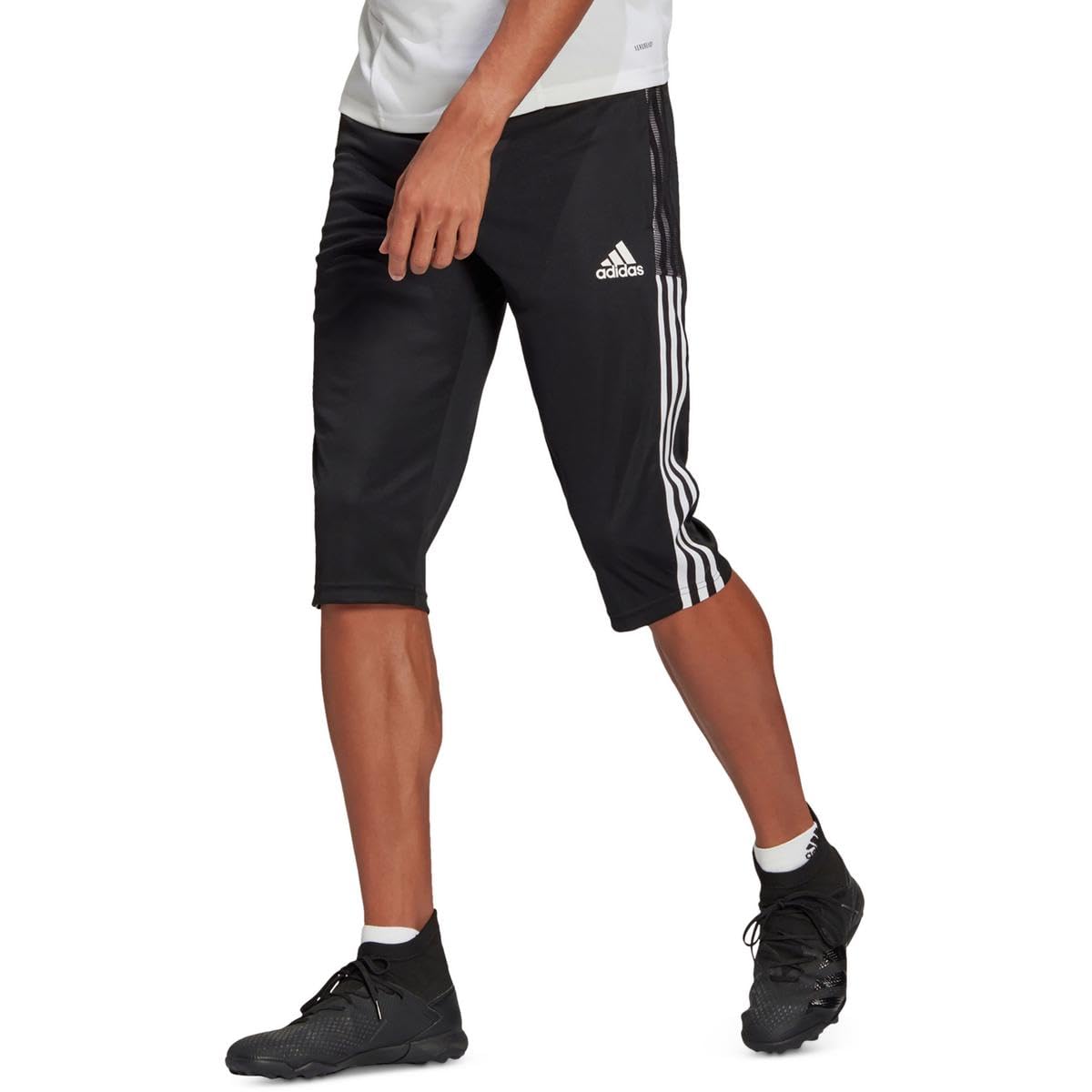 adidas mens Tiro 21 3/4 Pants Black Large