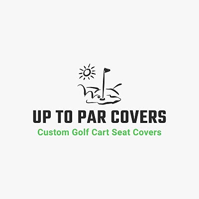 Club Car Pre 2000 "STAPLE ON" Golf Cart Seat Cover With Matching Rear Facing Seat Cover (2 Stripe)