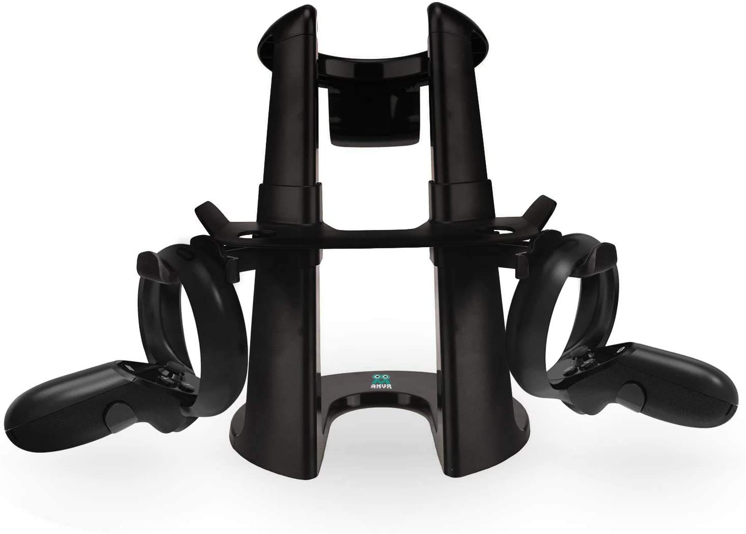 AFAITH VR Stand, VR Headset Display Stand with Game Controller Holder for Oculus Rift S/Oculus Quest/Rift Headset and Other VR Headset