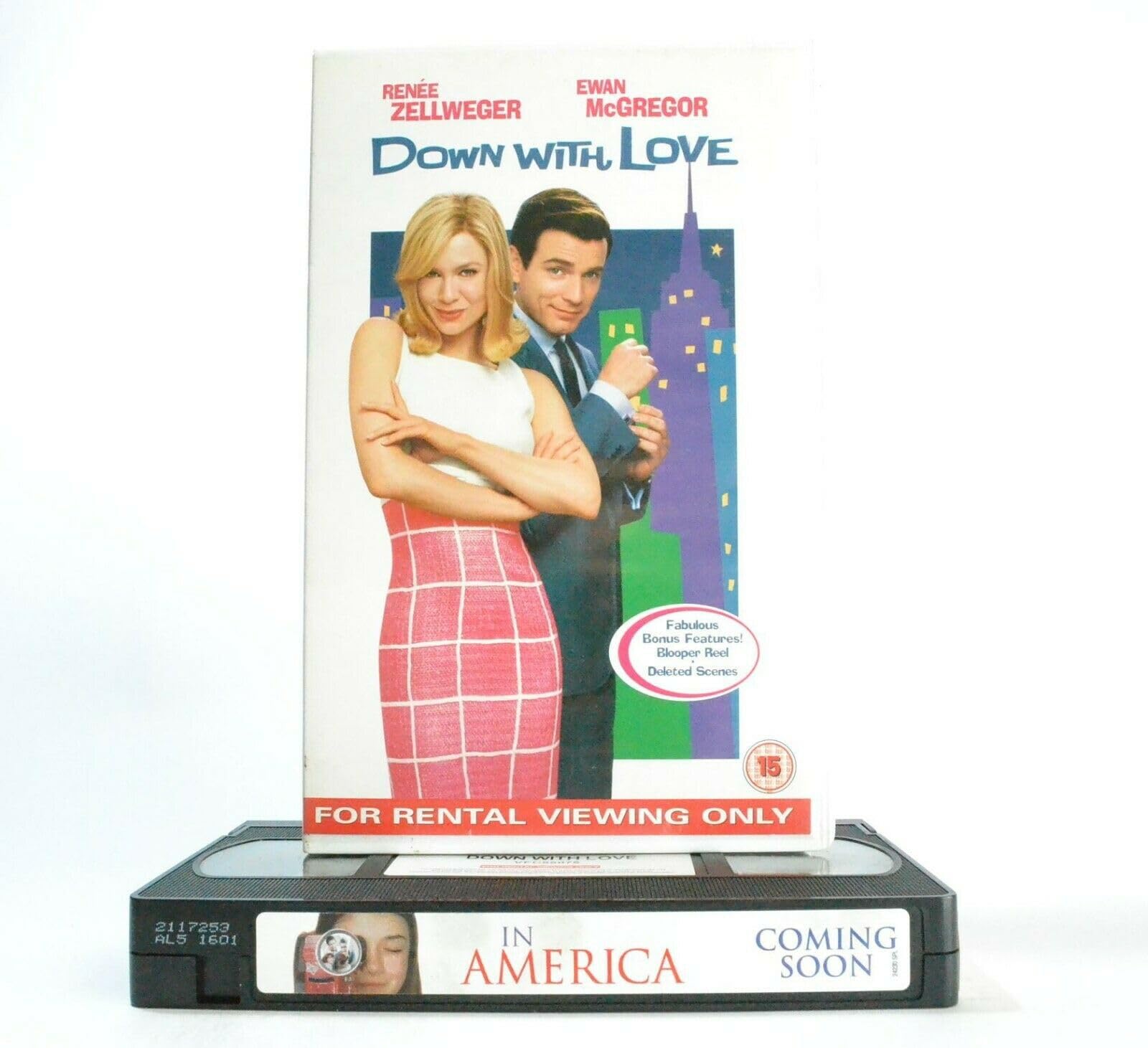 Down With Love: R.Zellweger/E.McGregor - Romantic Comedy - Large Box - Pal VHS