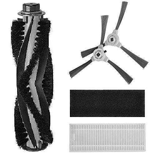 Amarey General Replacement Kit Accessories A800 & A900 & A980, 2pcs Side Brush, 1pcs Filter, 1pcs Rolling Brush