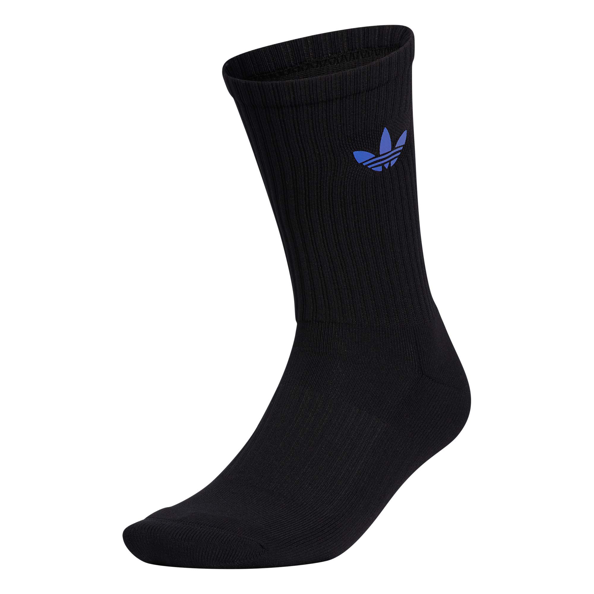 adidas Originals Men's Originals Single Crew, Black/Reflective Color Shift, Large