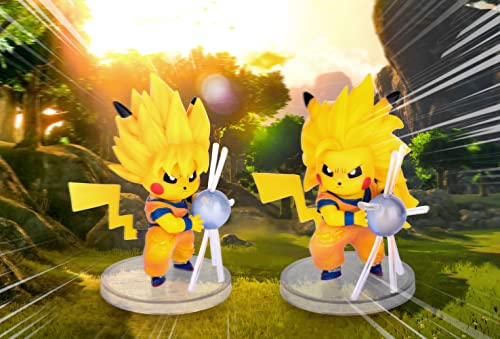 LESESOBE Goku Figure Statues Figurine DBZ Super Saiyan ssj3 Collection Birthday Gifts PVC 4 Inch