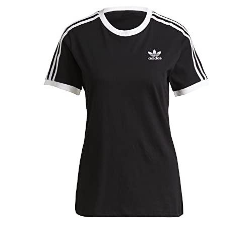 adidas Originals,womens,3-Stripes Tee,Black,Small