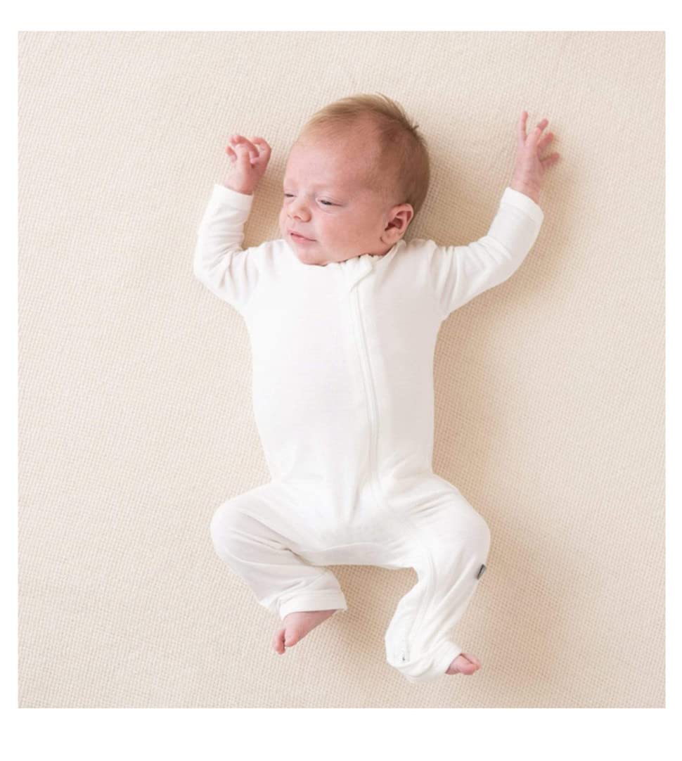 Auro Mesa Baby Unisex Soft Footies Zipper Closure Footless Pajama Sleepers Pjs N' Plays One-Piece Romper 0-24M